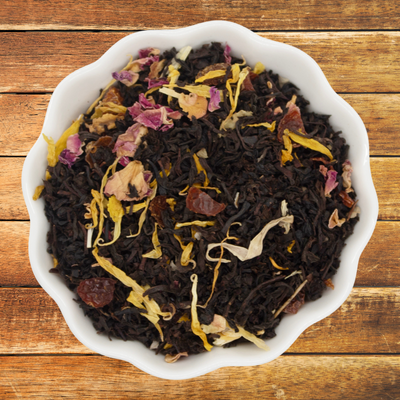 Vanilla Rose Black Tea | Floral & Creamy Loose Leaf Blend – The ...